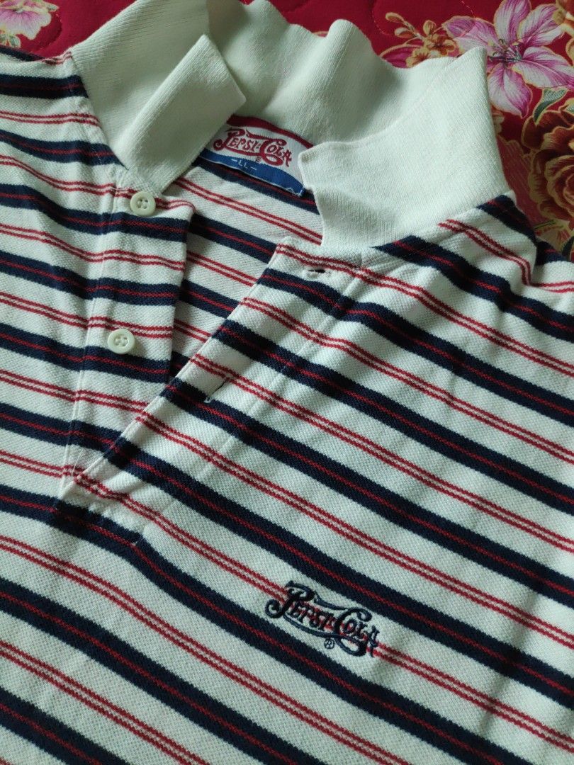 Pepsi cola vintage polo t shirt, Men's Fashion, Activewear on Carousell