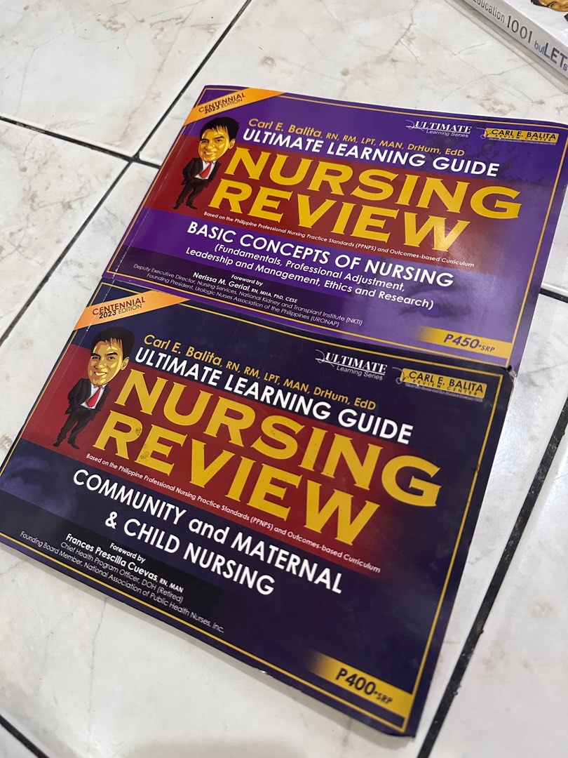 2023 Edition PNLE NURSING REVIEW BOOKS by Carl Balita, Hobbies & Toys ...