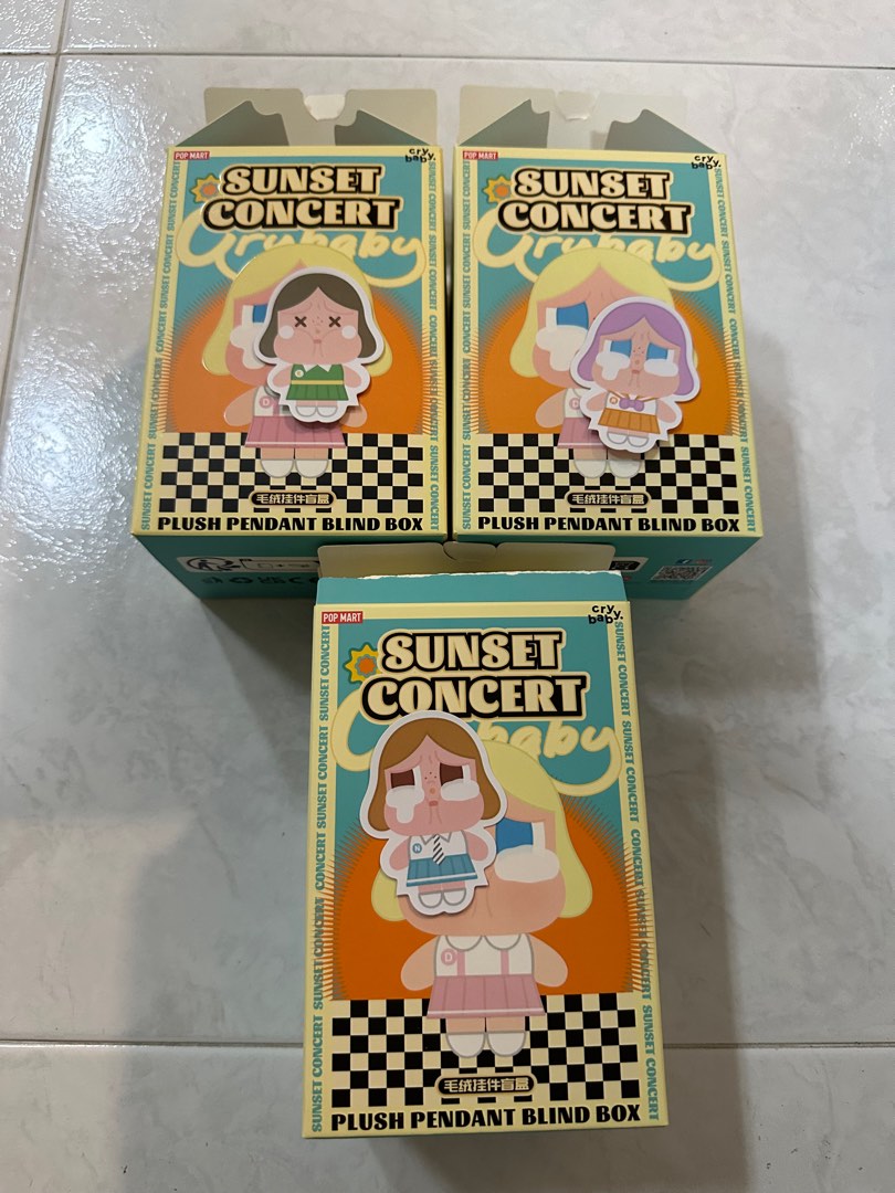 Popmart Crybaby Sunset Concert, Hobbies & Toys, Toys & Games on Carousell