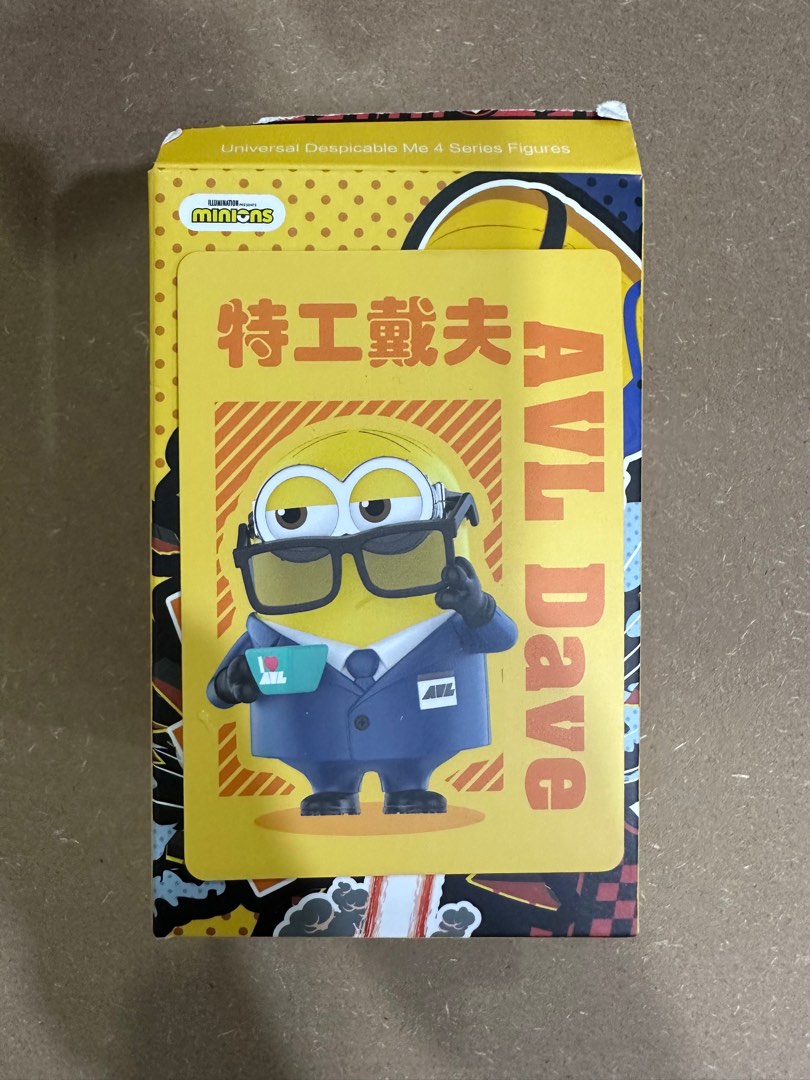 Popmart Minion - AVL Dave, Hobbies & Toys, Toys & Games on Carousell