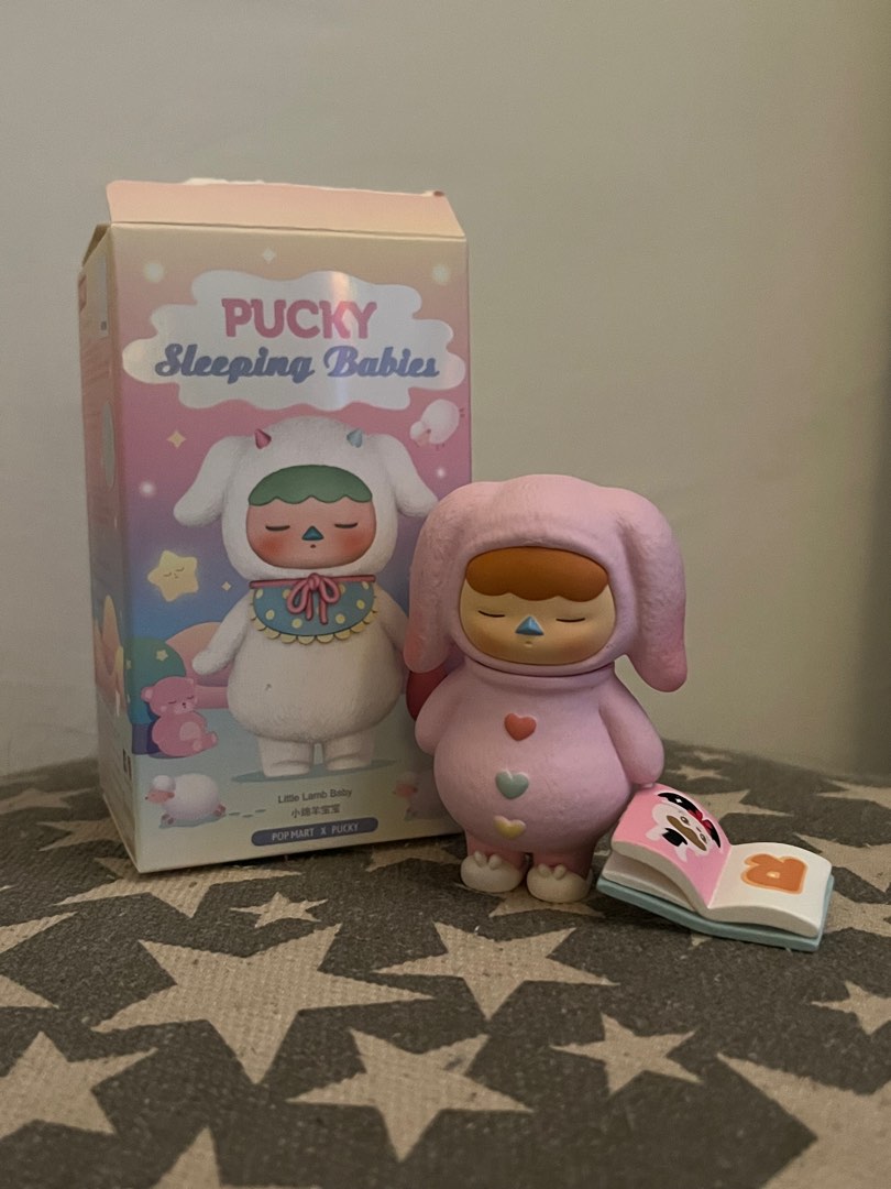 Popmart Pucky Sleeping Babies Series - Bunny Baby, Hobbies & Toys, Toys ...