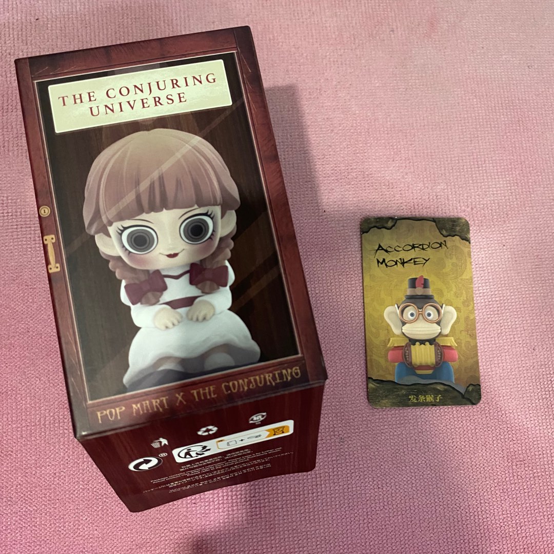 Popmart The Conjuring Accordion Monkey, Hobbies & Toys, Memorabilia ...