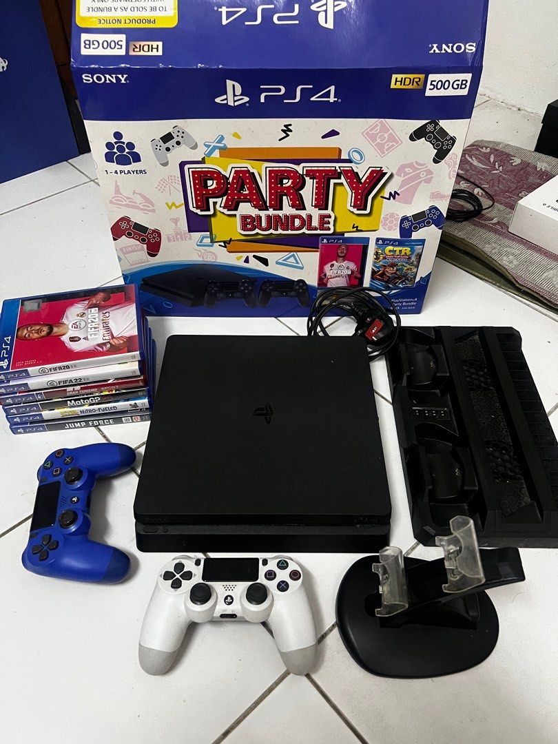 PS4 Slim 500gb | + FREE DIGITAL GAME, Video Gaming, Video Game Consoles ...