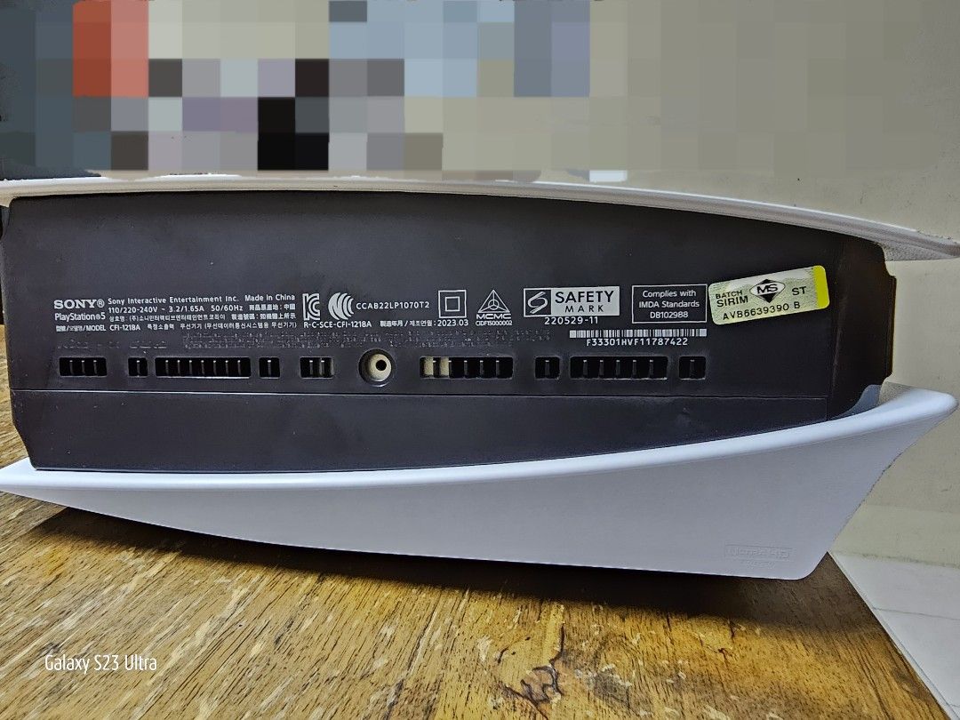 PS5 Fat Disc MYset Fullbox NO CONTROLLER Under Warranty, Video Gaming ...