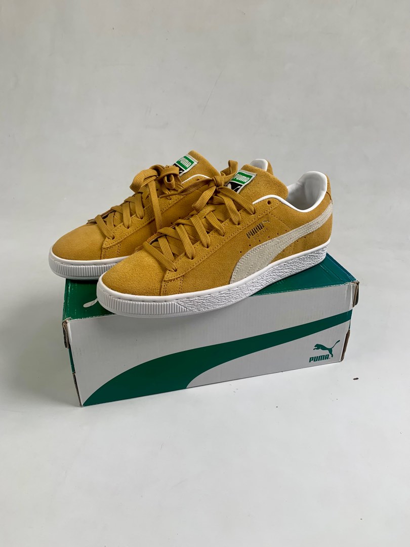 PUMA SUEDE CLASSIC - Honey Mustard, Fesyen Pria, Sepatu , Sneakers di ...