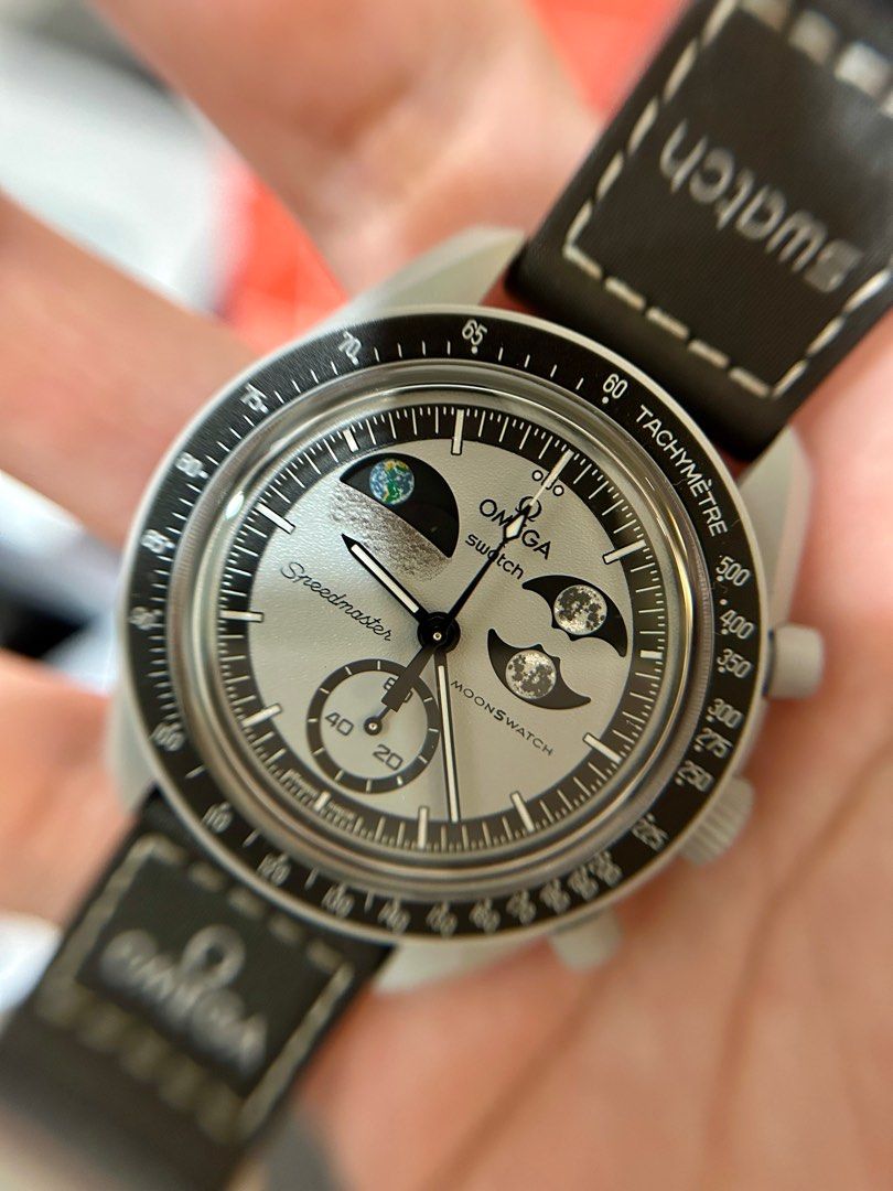 Ready Stock - Swatch X Omega - Mission To Earthphase, Luxury, Watches ...