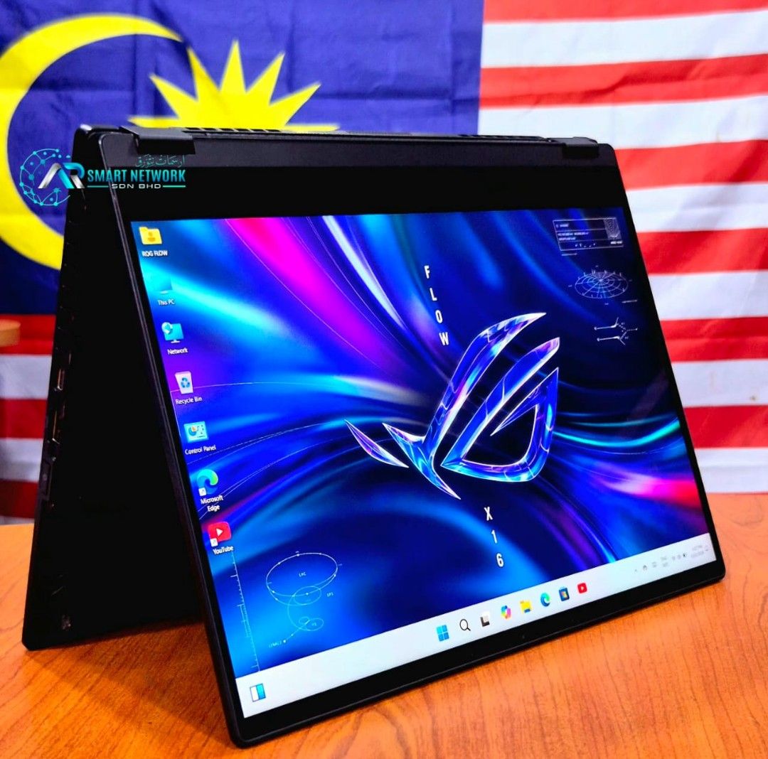 ROG FLOW X13 X360 TOUCHSCREEN GAMING LAPTOP RYZEN 9, RTX 3050 Ti, 16GB ...