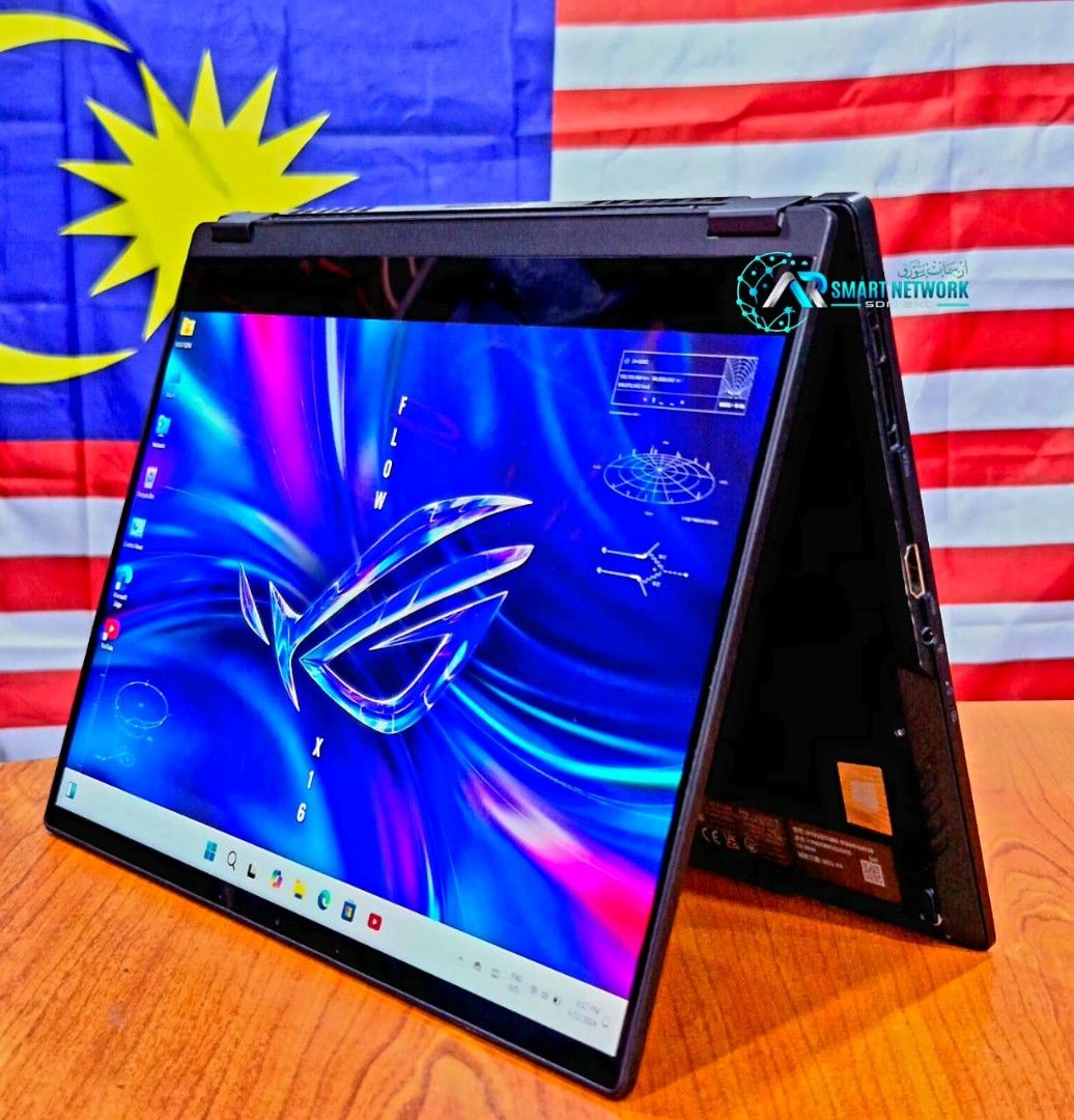 ROG FLOW X13 X360 TOUCHSCREEN GAMING LAPTOP RYZEN 9, RTX 3050 Ti, 16GB ...