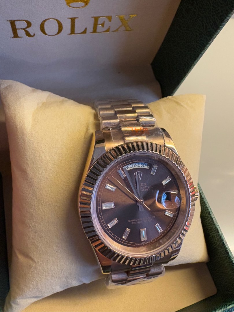 Rolex Choco Dial, Luxury, Watches on Carousell