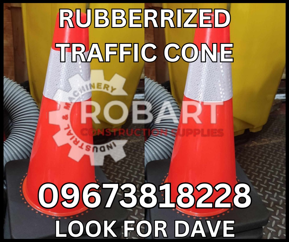 RUBBERIZED TRAFFIC CONE, Commercial & Industrial, Industrial Equipment ...