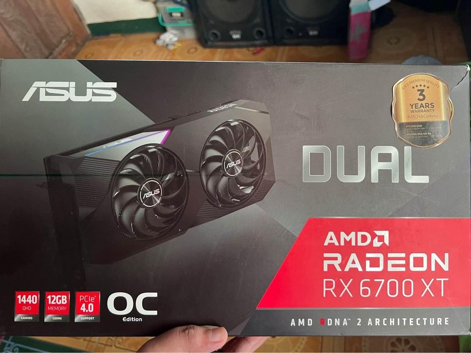 RX 6700 xt ASUS DUAL OC, Computers & Tech, Parts & Accessories ...