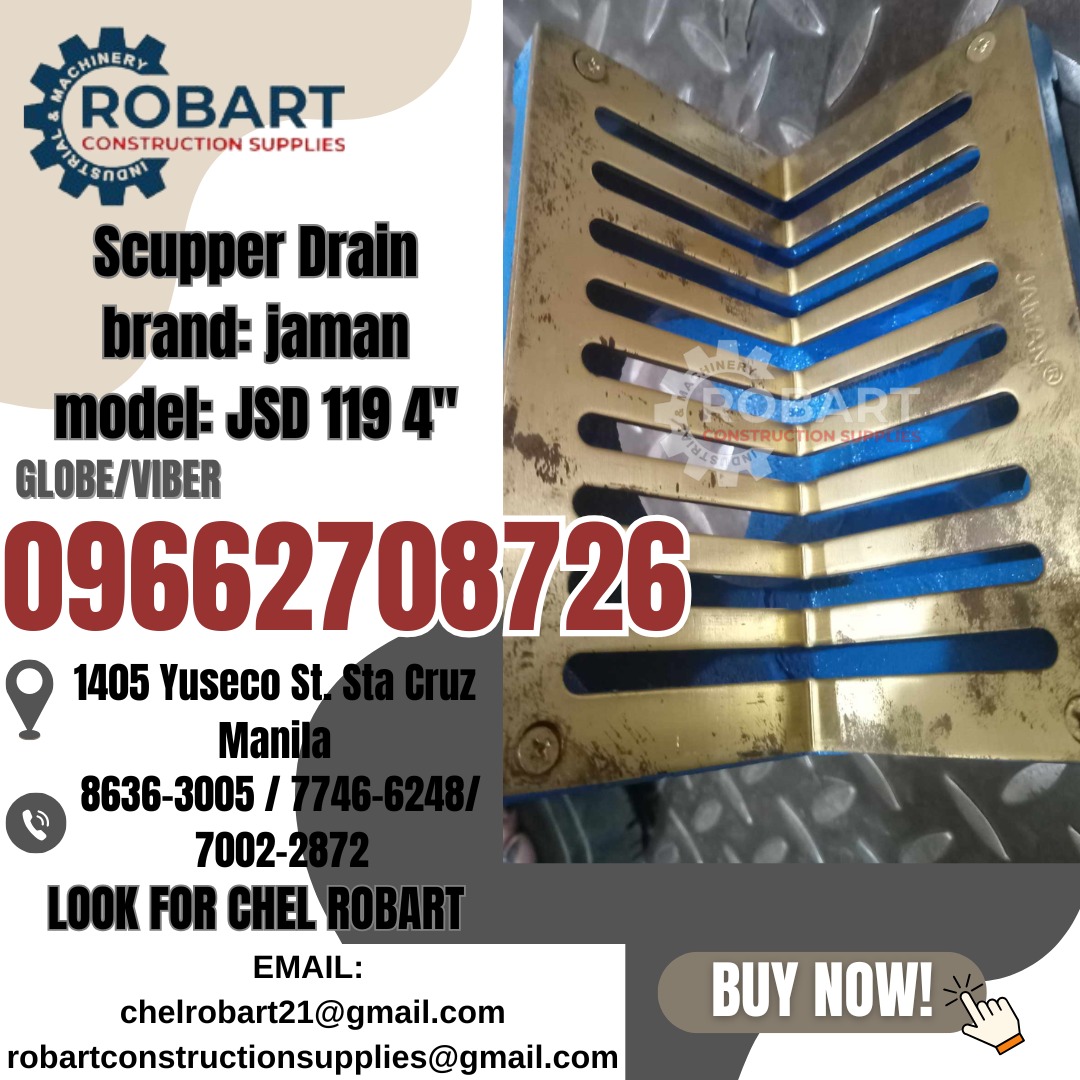 SCUPPER DRAIN, Commercial & Industrial, Construction Tools & Equipment ...