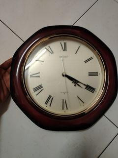 Seiko Japan Wall Clock, Furniture & Home Living, Home Decor, Clocks on ...
