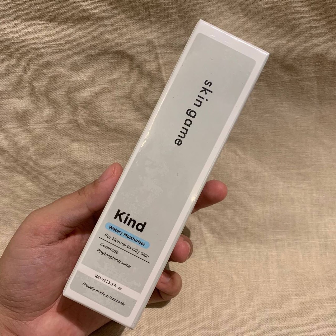 Skin Game Kind Watery Moisturizer 100ml, Kesehatan & Kecantikan, Kulit ...