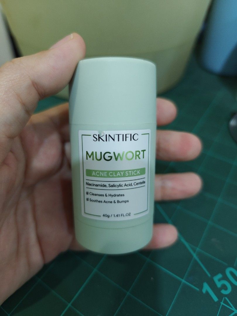 Skintific Mugwort Acne Claystick Mask, Beauty & Personal Care, Face ...