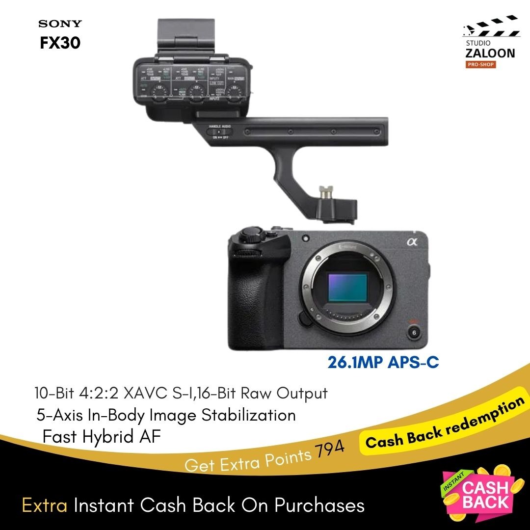 Sony FX30 Digital Cinema Camera with XLR Handle Unit (ilme-fx-30 ...