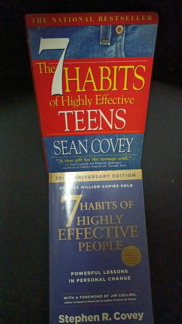 Stephen Covey The 7 Habits Highly Effective Teens and people Living the ...