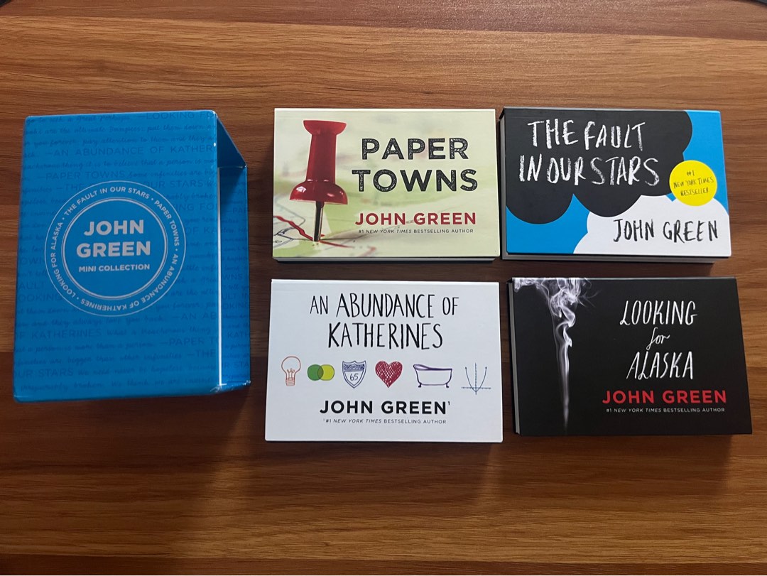 rare john green minis paper towns an abundance of katherines the fault ...