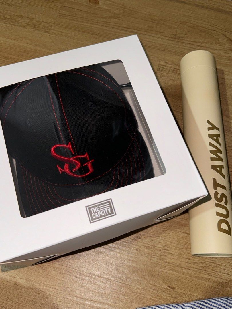 TCC top stitch classic snapback collection - singapore in red, Men's ...