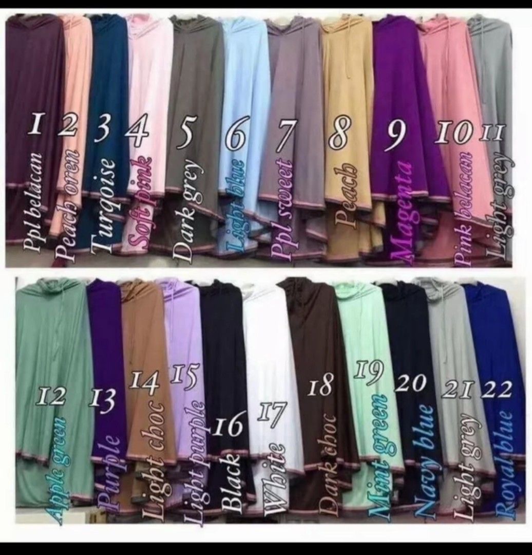 telekung solat, Women's Fashion, Muslimah Fashion, Prayer Sets on Carousell