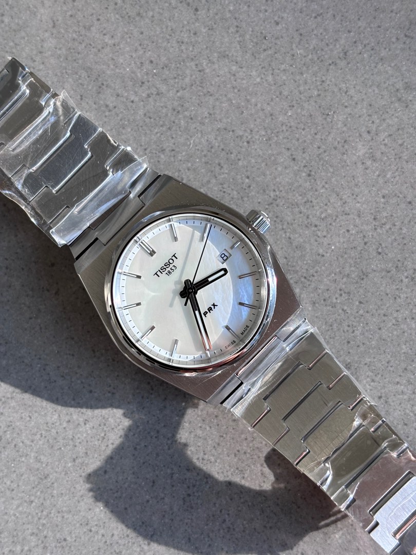 Tissot PRX Mother of Pearl Quartz 35mm, Luxury, Watches on Carousell