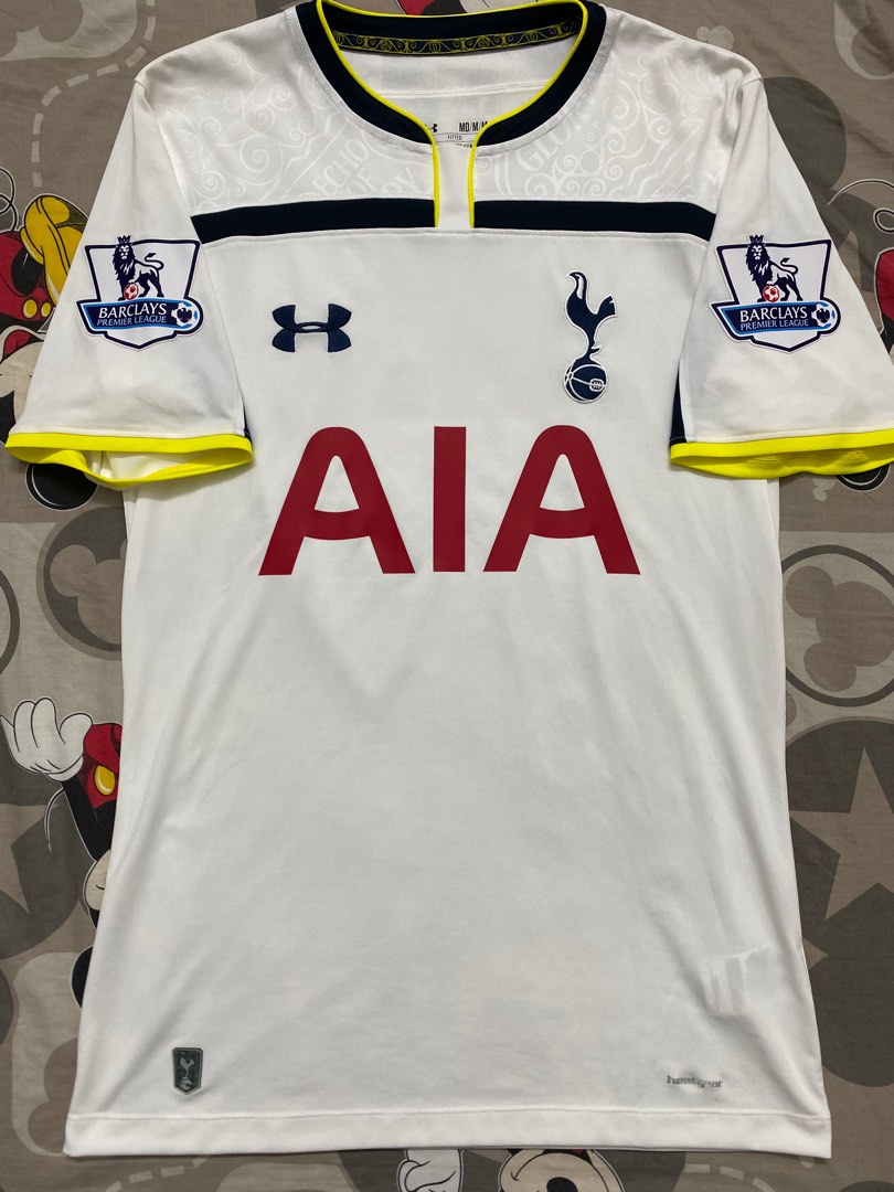 TOTTENHAM HOTSPUR 2014/15 HOME JERSEY WITH KANE 18 (PREMIER LEAGUE FULL ...