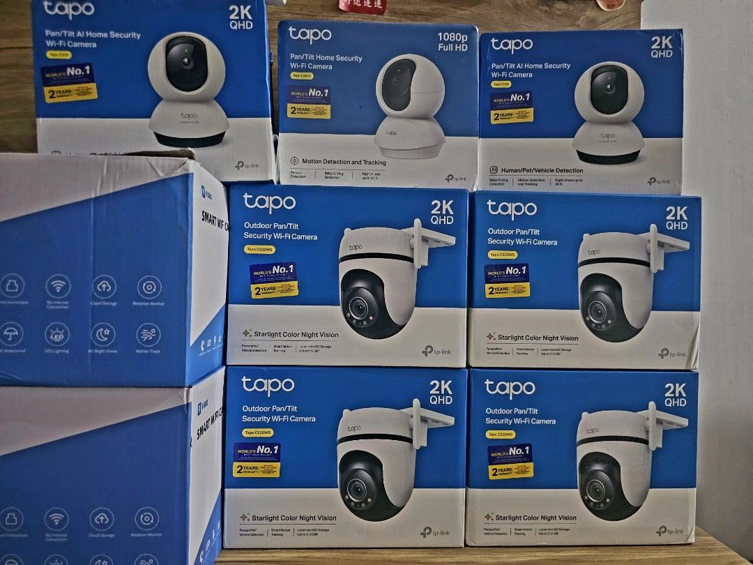 tp link tapo cctv c520, Furniture & Home Living, Security & Locks ...