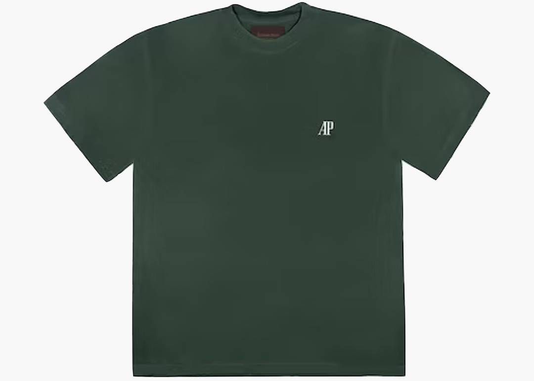 (SALE) Travis Scott CJ x Audemars Piguet Watch Face Tee Green | M, Men ...