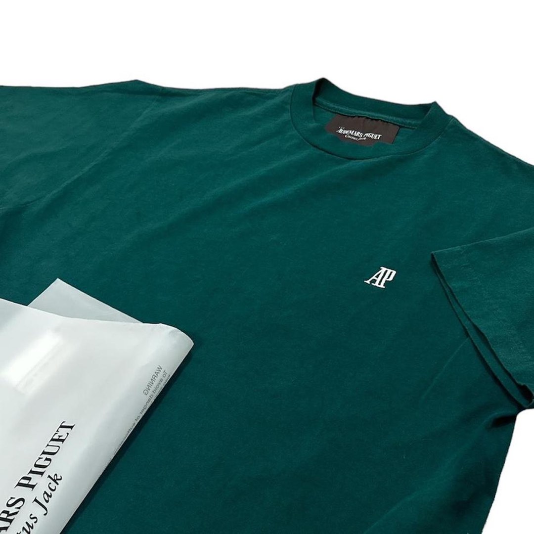 (SALE) Travis Scott CJ x Audemars Piguet Watch Face Tee Green | M, Men ...