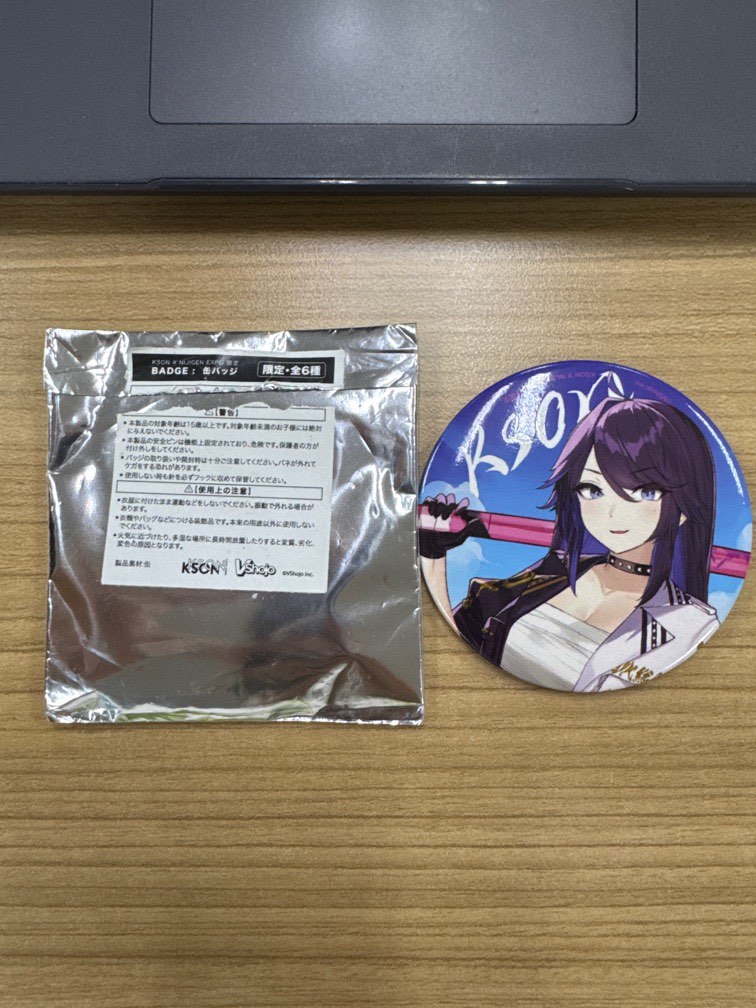 KSON Onair Badge Vtuber Original Merchandise, Hobbies & Toys, Collectibles & Memorabilia, Fan ...