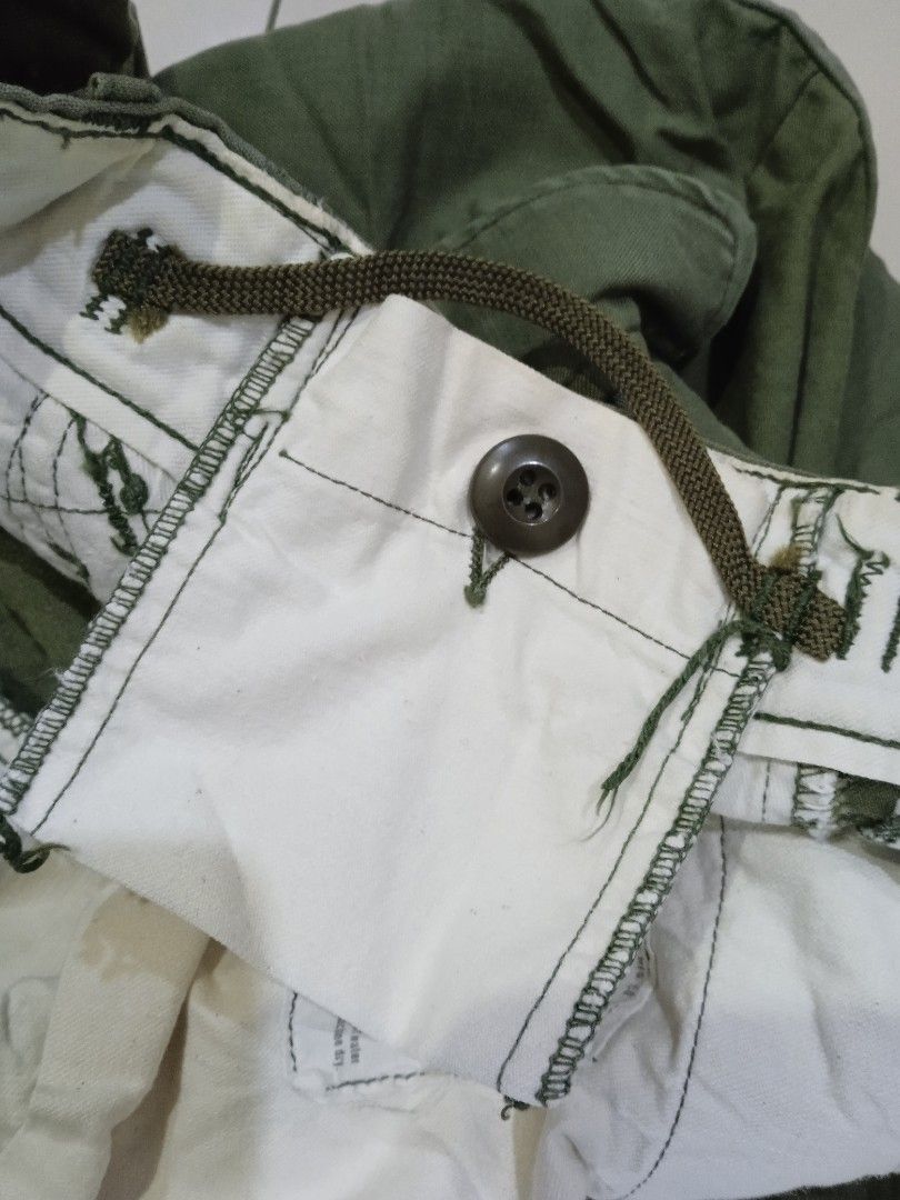 Vtg 70s US Army M65 OG107 Short Cargo Trousers Vietnam War, Men's ...