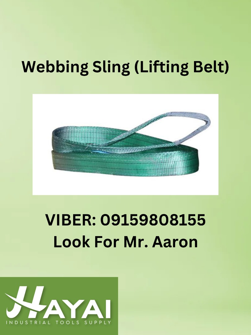 Webbing Sling (Lifting Belt), Commercial & Industrial, Construction ...