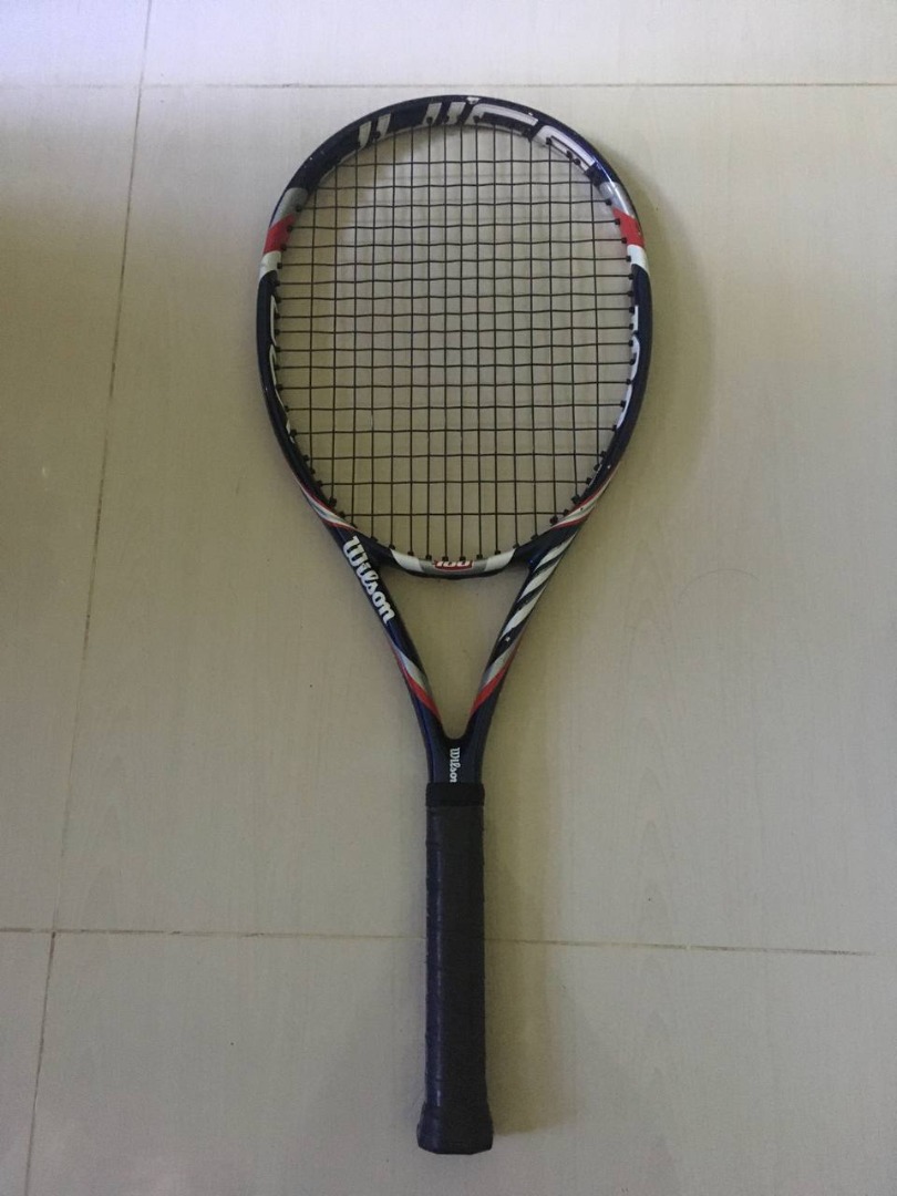 Wilson Juice 100 Tennis Racket, Sports Equipment, Sports & Games ...
