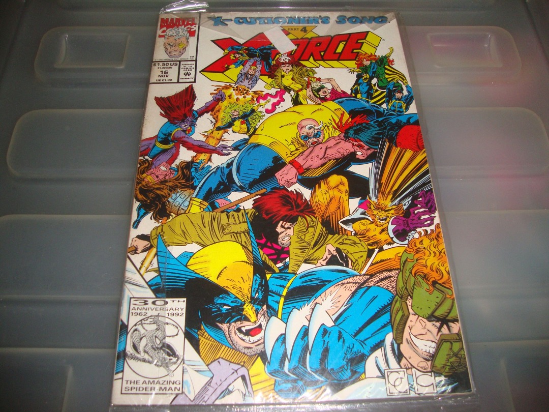 X-FORCE #16 X-Cutioner's Song Part 4 MARVEL COMICS 1992, Hobbies & Toys ...