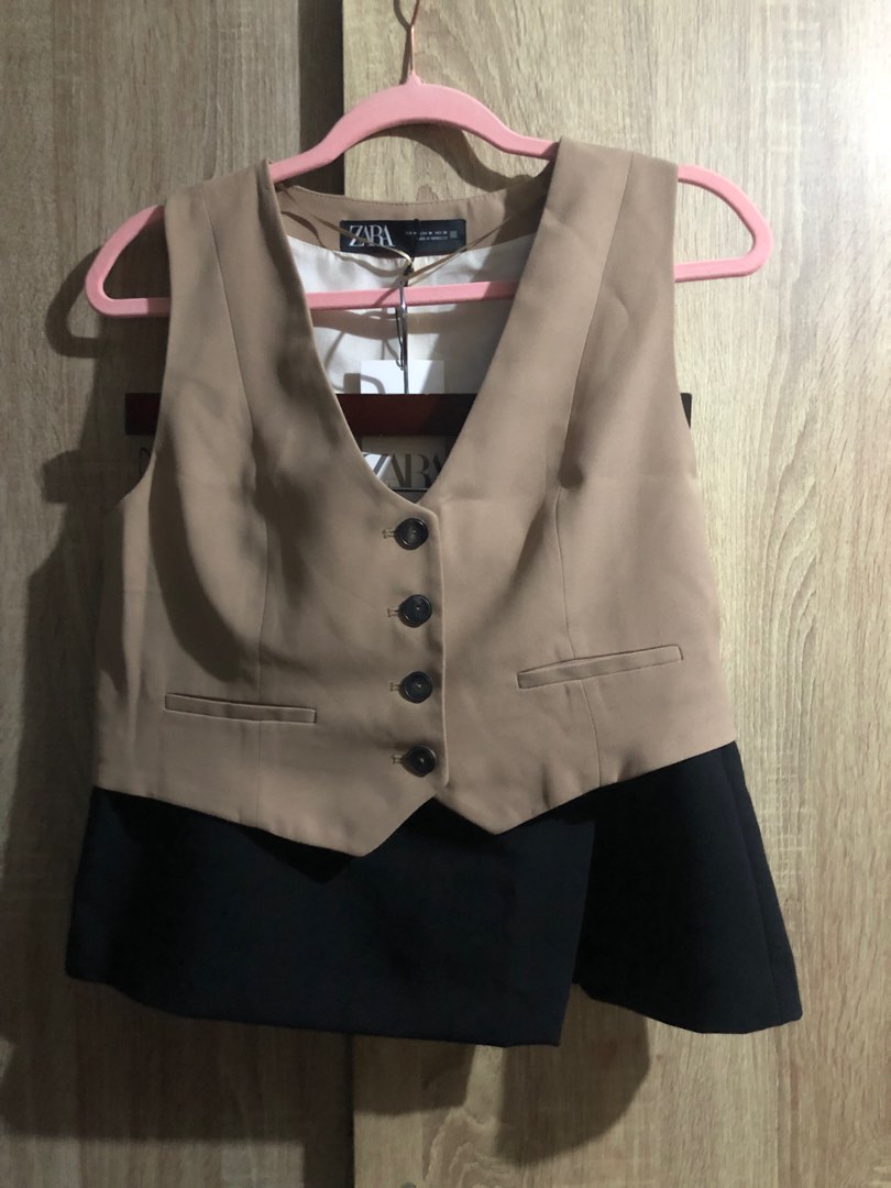 Zara Coords Vest and Skort, Women's Fashion, Dresses & Sets, Sets or ...