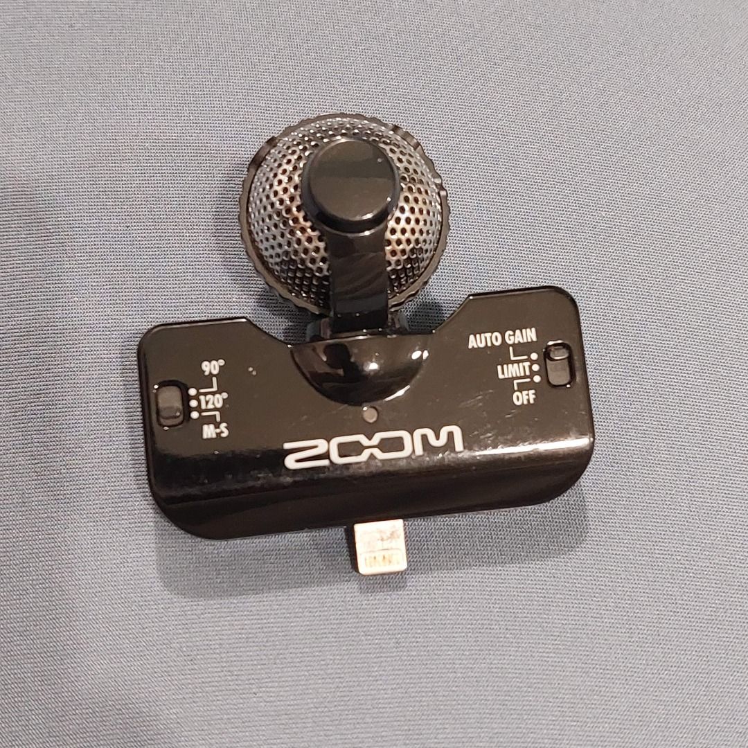 Zoom iQ5 stereo condenser microphone for iPhone/iPad (Lightning ...