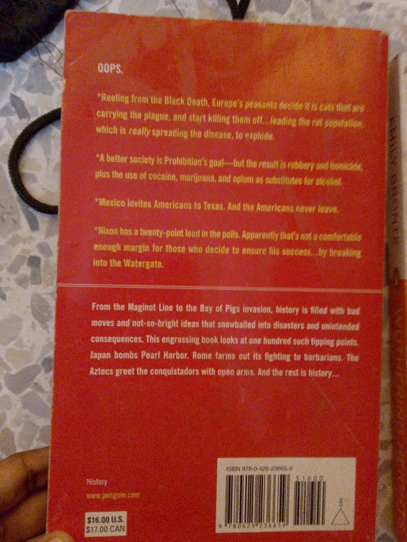 100 Mistakes that changed history, Hobbies & Toys, Books & Magazines ...