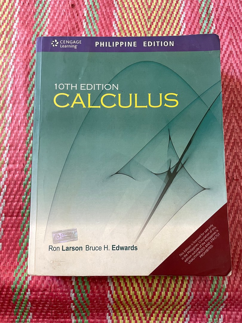 10th Edition Calculus (Ron Larson & Bruce H. Edwards), Hobbies & Toys ...