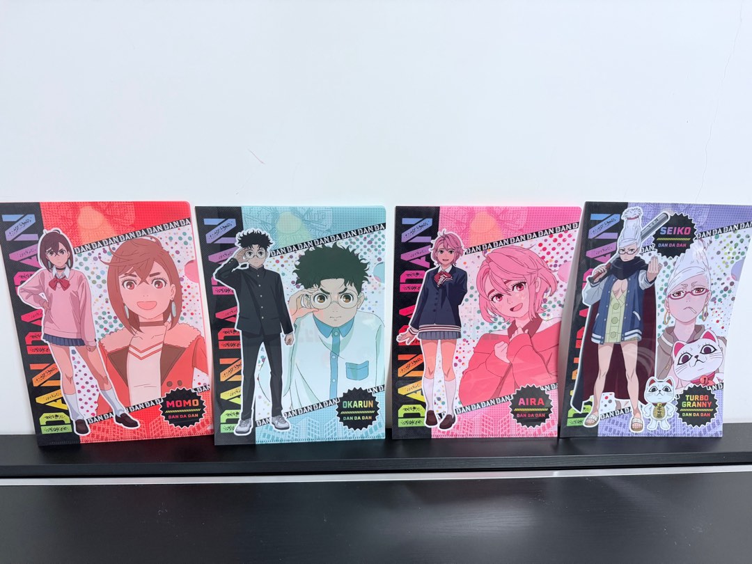 [全新] 日版 膽大黨 Dandadan A4 File Folder 全set 4款 不散放 綾瀨桃 高倉健 白島愛羅 綾瀨星子 高速婆婆 ...