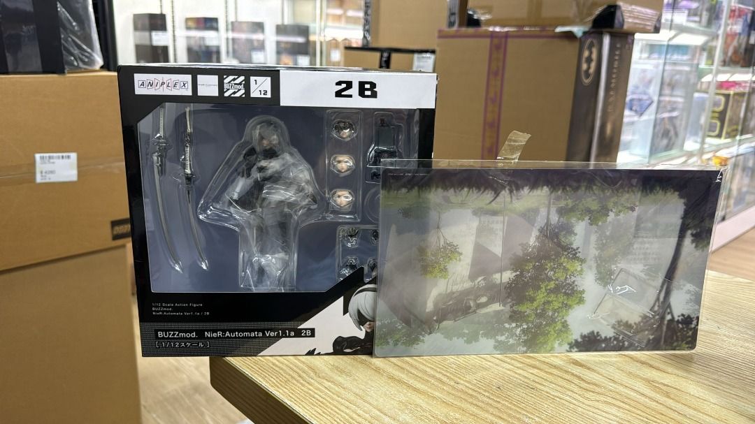 全新 連特典 Aniplex Buzzmod BUZZ Mod NieR Automata Ver1.1a 2B 尼爾 自動人形, 興趣及遊戲, 玩具 & 遊戲類 - Carousell