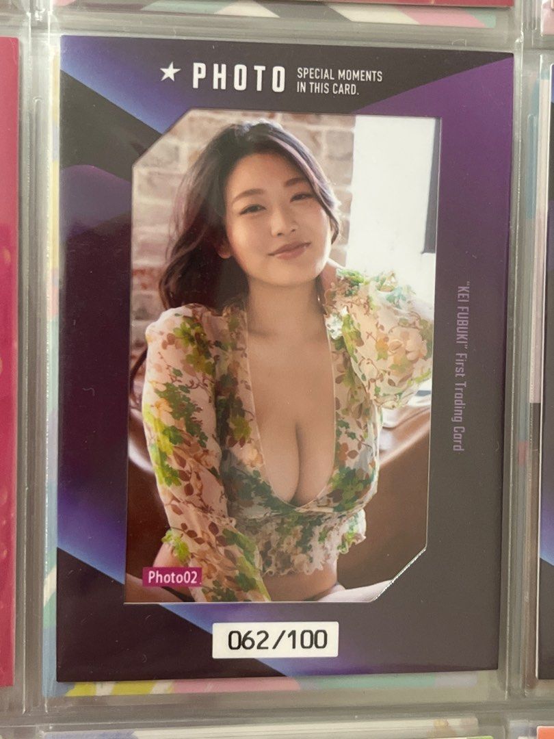 風吹惠 Kei Fubuki 生寫真卡 100枚限定 Japanese Idol 日本偶像, 興趣及遊戲, 玩具 & 遊戲類 - Carousell