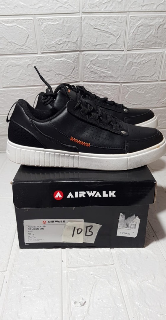 Airwalk Sneakers - Reuben (Black) for Men, Men's Fashion, Footwear, Sneakers on Carousell
