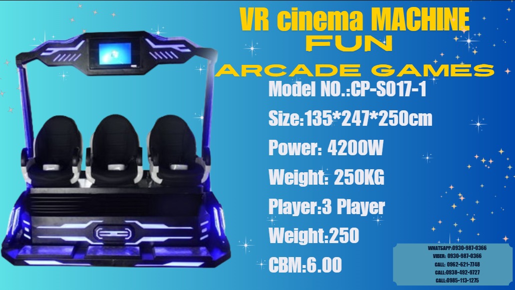 ARCADE GAMES VR CINEMA MACHINE, Video Gaming, Gaming Accessories ...
