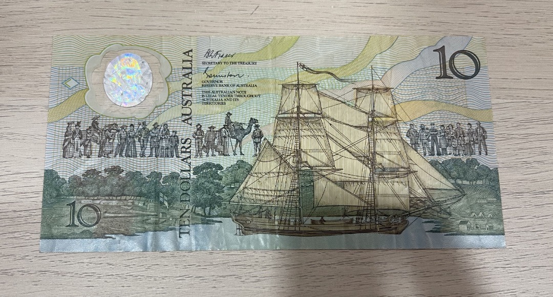 Australia 10 dollars 1988 Polymer Note, Hobbies & Toys, Collectibles ...