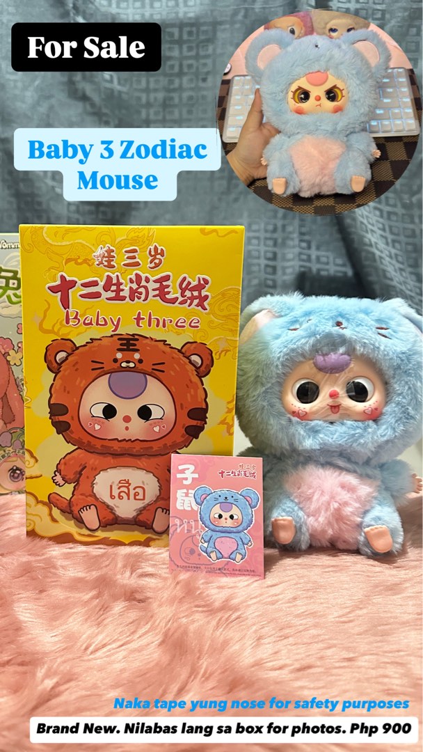 Baby Three BB3 Zodiac series : Mouse, Hobbies & Toys, Toys & Games on ...