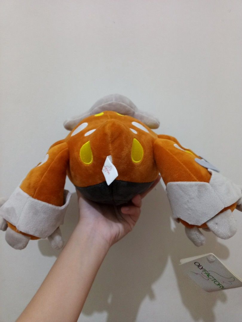 Big Olyfactory Pokemon Heatran Flame Metal Monster Fire Steel Plush ...