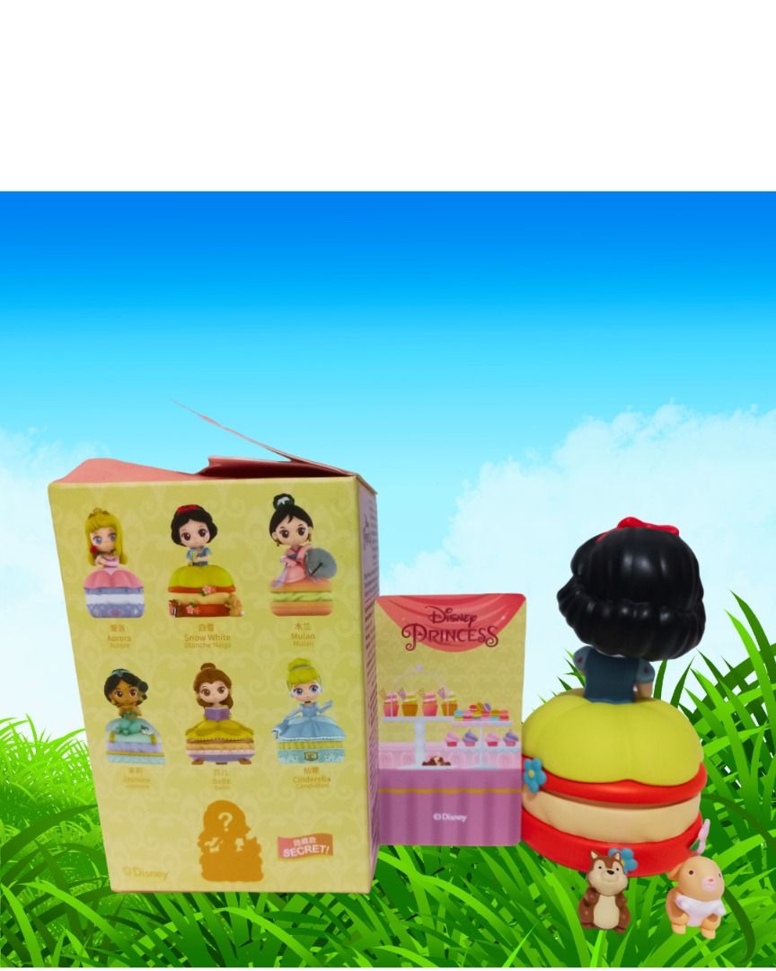 Blind box Snow White Putri Hewan Miniso Disney Princess Kotak Warna ...