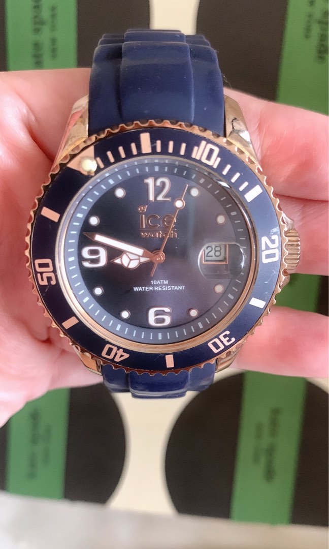 Original Blue Gold Ice Watch special edition, Luxury, Watches on Carousell
