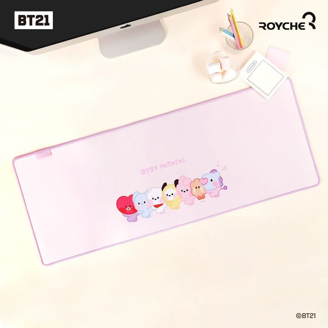 BT21 Minini Long Mouse pad ( bts mousepad koya rj shooky mang chimmy ...