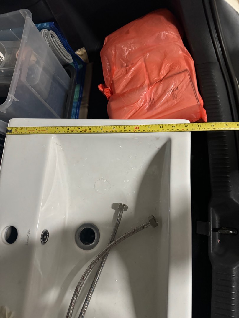 BTO HDB sink Johnson Suisse, Furniture & Home Living, Bathroom ...